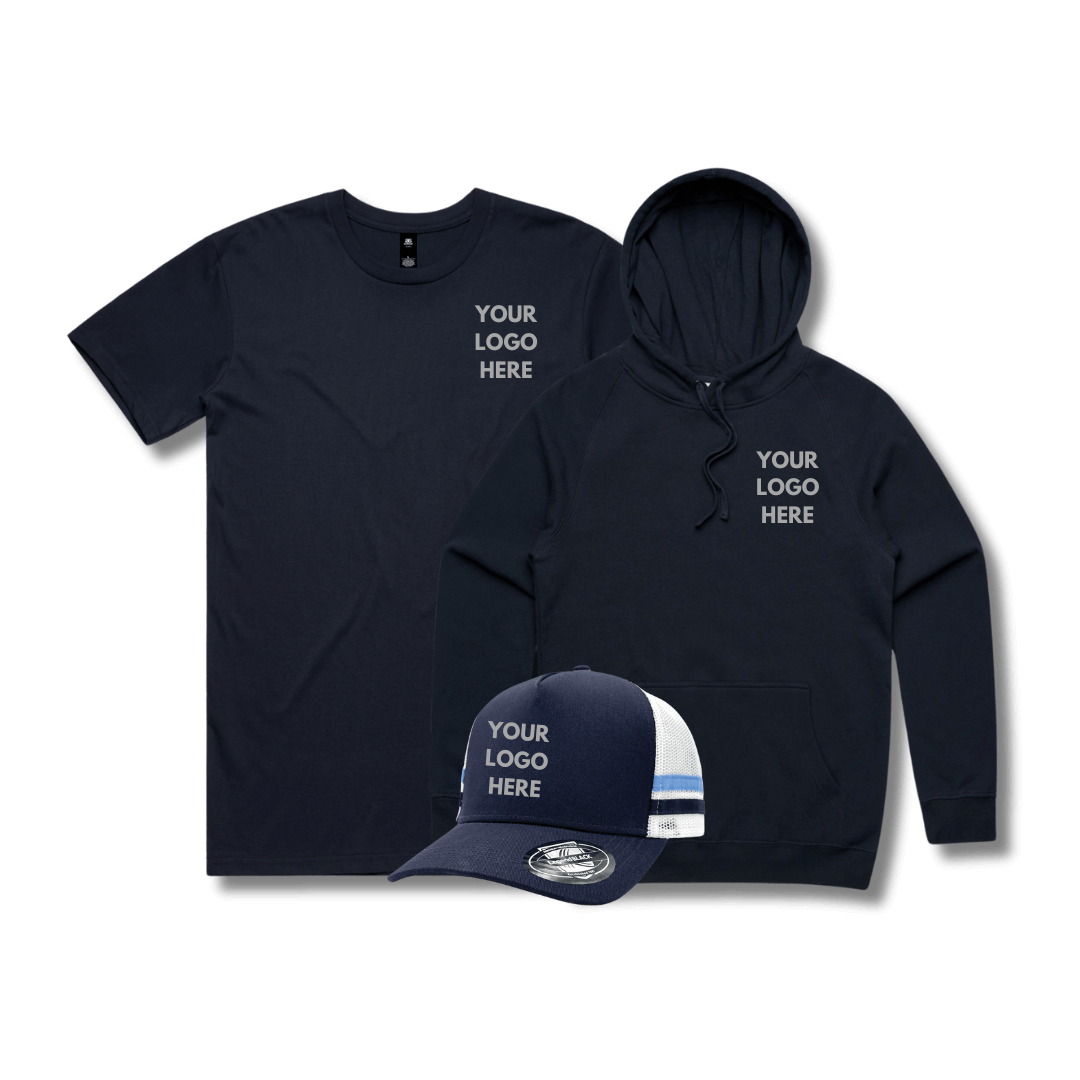 $99 Custom Merch Pack – Tee, Hoodie & Hat | Printofy – Printofy-AUNZ